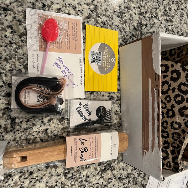 Original Double Sided Loc Brush for Dreadlocks, Natural Bristle Brush ...