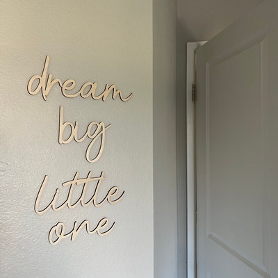 Personalised Playroom Sign Wooden Wall Script Art - Etsy