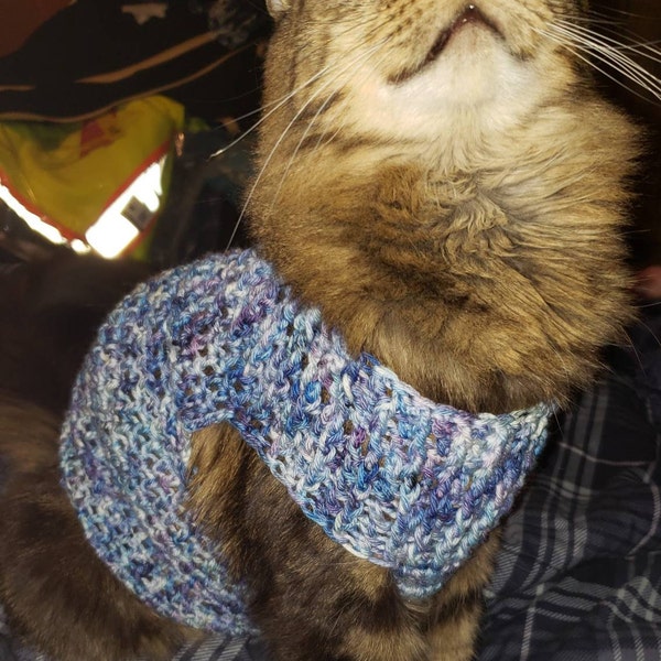 Cat Sweater Crochet Pattern, Cat Clothes Pattern, Crochet Pattern, Pet ...