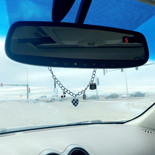 Custom Car Rear View Mirror Charm, Custom Car Accessories, Choose Your ...