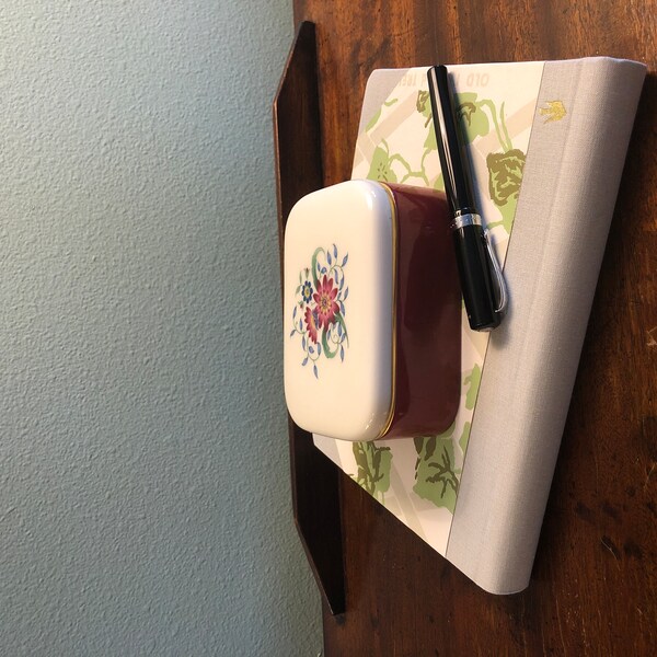 Gold Infinity Symbol/venn Diagram Brooch/pin With Red and Turquoise ...