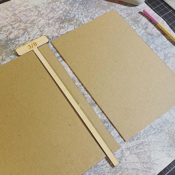 Beginner T Ruler Bookbinding Kit Book Binding Ruler Scrap Book Collage ...