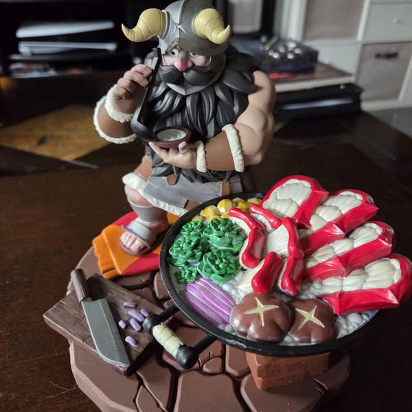Figurine Senshi (painted) 16cm / 6.2in - Delicious in Dungeon - 3D ...