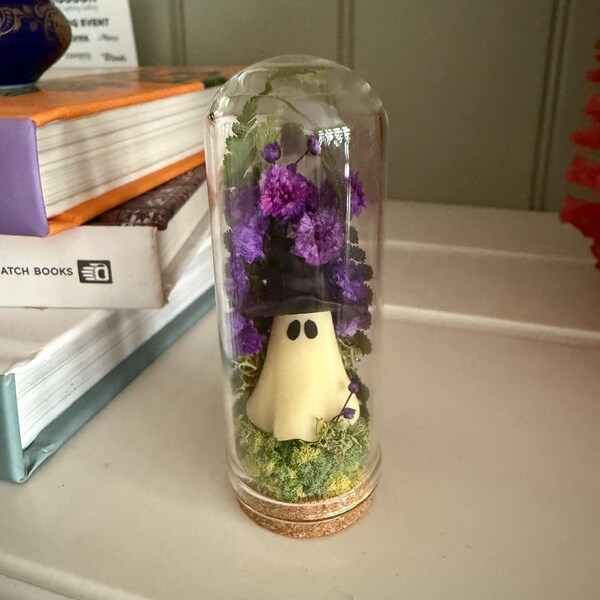 Glow in the Dark Ghost Jar, Spooky Witch Cottagecore Decor - Etsy