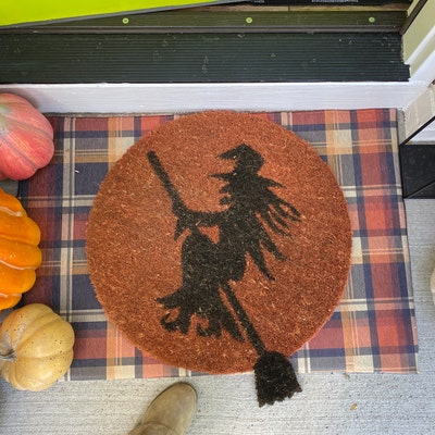 Vintage Christmas Chunky Plaid Porch Indoor/outdoor Rug Winter Front ...