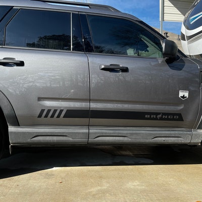 2021 Ford Bronco Sport Rocker Panel Graphic Decal MATTE BLACK - Etsy