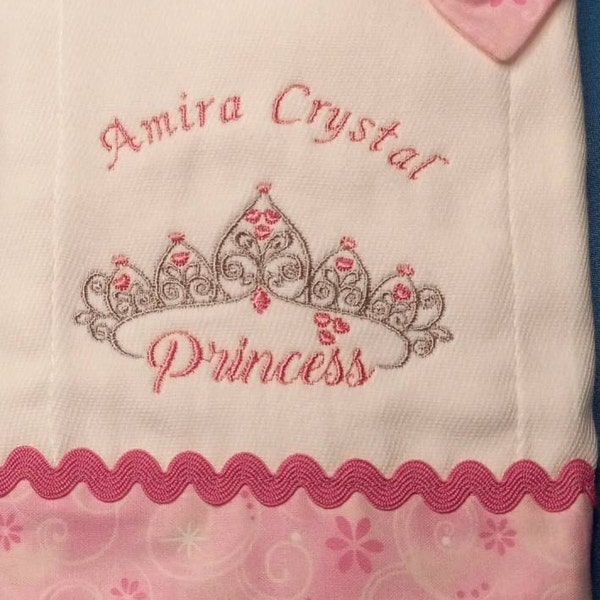 Princess Tiara Fill Stitch Embroidery Design (digital Download) - Etsy