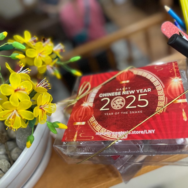 Year of the Snake, Happy New Year French Macarons - Etsy