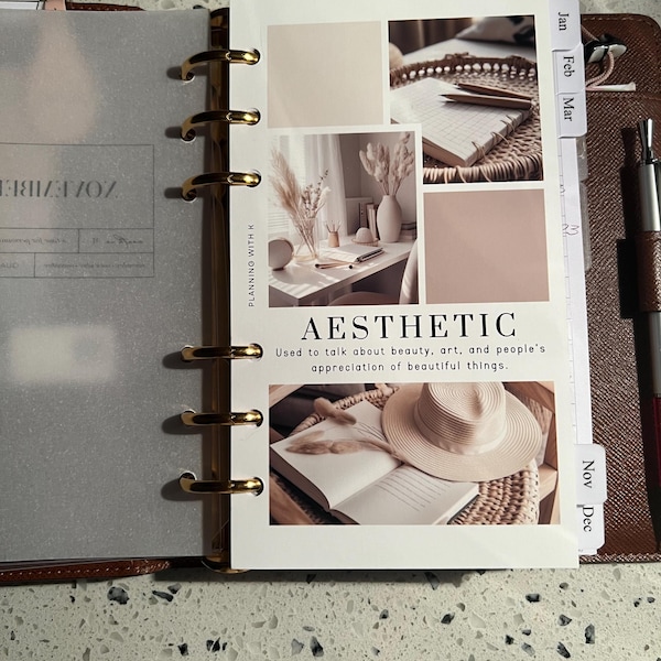 Clear Cover ONLY Made to Fit the planning With K Notebook in Regular TN ...