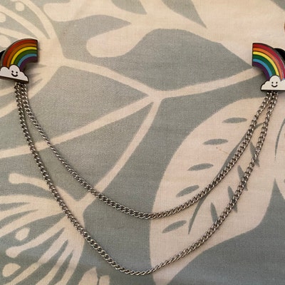 Aroace Rainbow Pin Aro Pride Accessory Badge Aromantic Acearo ...