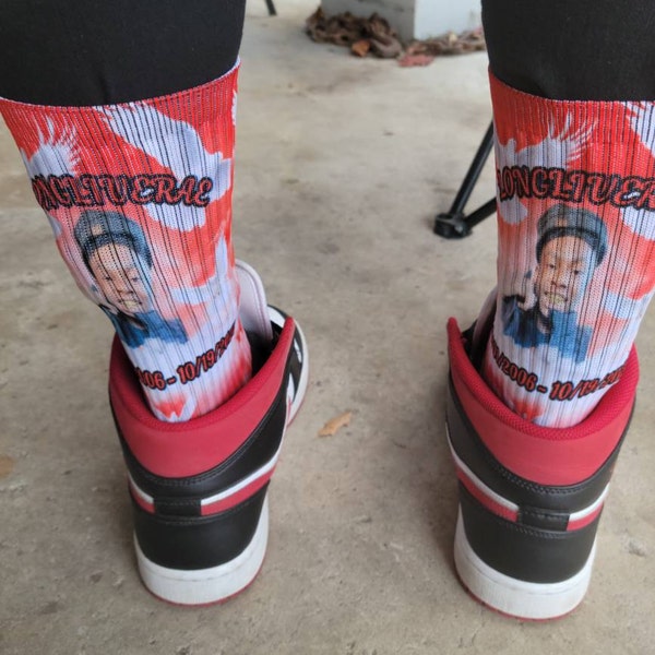 Custom Face Socks, 3D Photo Socks, Design Socks, Picture Socks. Crew ...