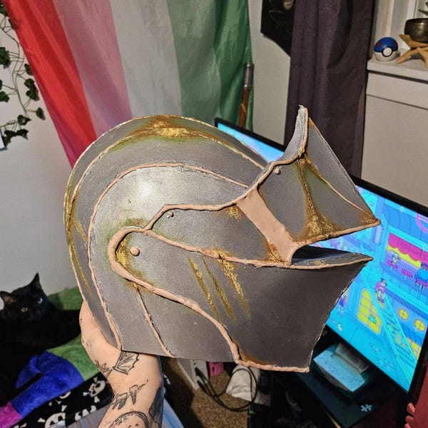 Elite Knight Helmet – Printable DIY EVA Foam Cosplay Pattern, Scalable ...