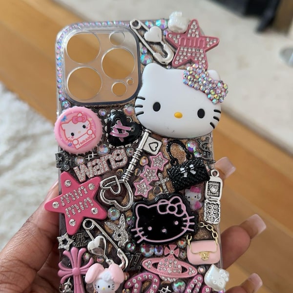 Freestyle Designer Bling Junk Phone Case - Etsy