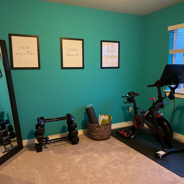 Motivational Gym Wall Decor - Fitness Wall Art- Motivational Wall Decor ...