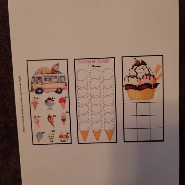 Ice Cream Savings - Etsy