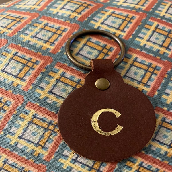 Circle Key Chain. Key Fob. Key Chains. Monogram Keychain Keychain ...