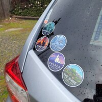 Mountain Bike Sticker Set MTB Decals for Car Windows or Bike Water ...