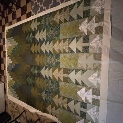 Misted Pines Quilt Pattern, Patti's Patchwork PC-281, Monochromatic ...