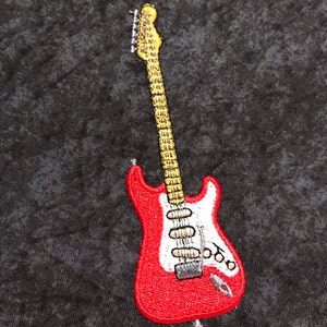 Electric Guitar Embroidery Design, Guitar Machine Embroidery Design 8 ...