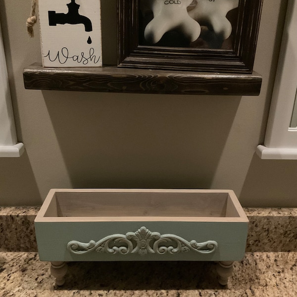 Decorative Farmhouse Box...farmhouse Caddy...french Country Decorative ...