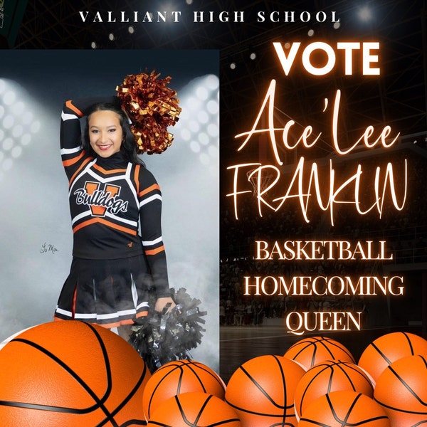 Vote Homecoming Queen Flyer, Homecoming Flyer, Campaign Flyer, Class ...