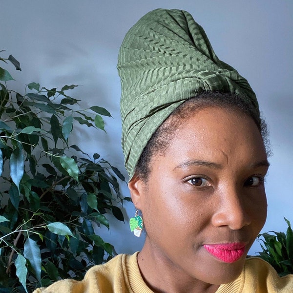 Satin Lined Turban Cap for Chemotherapy Patients, Pretied, Alopecia ...