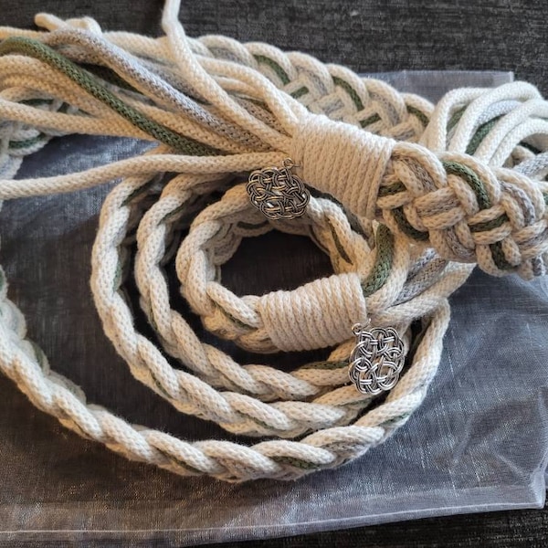 Custom Handfasting Cord: Traditional Celtic Knot, Personalized Wedding ...