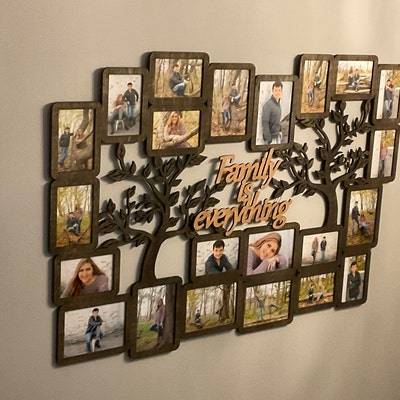 Large Picture Frame Collage Big Photo Frame Family Tree Collage Custom ...