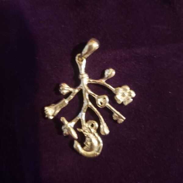 Italian Cimaruta Vermiel Double-sided -18K Gold Over Sterling Silver - Etsy