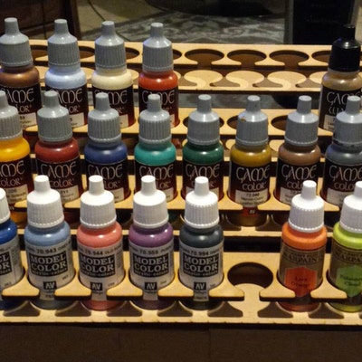 40 Bottle Vallejo/army Painter Modular Paint Rack - Etsy