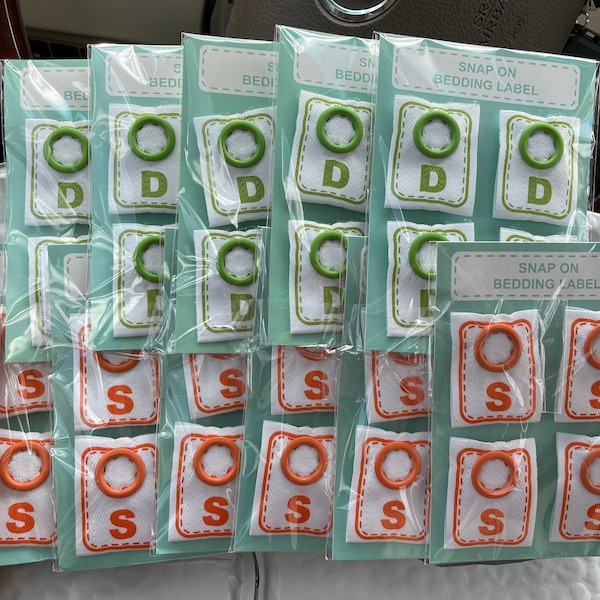 Snap on Bedding Label Bed Sheets Tag Bed Sheets Organization Bed Sheets ...