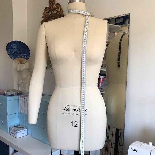 Size 12 Professional Tailors Female Dress Form With Collapsible ...