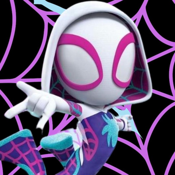 Spider Gwen 5 PNG, Spidey and His Amazing Friends Clipart, Spidey ...