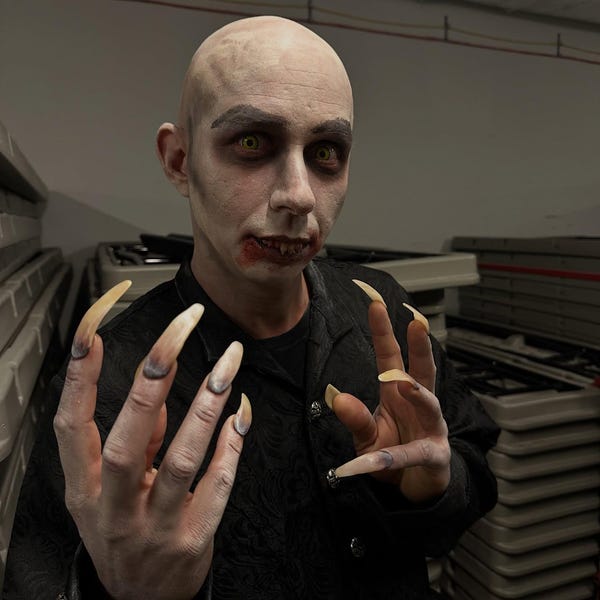 Nosferatu Vampire Teeth: Count Orlock Fangs for Horror Cosplay ...