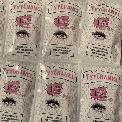 Eyelash Storage Bags for Mink Eyelash Line, Eyelash Laser Zip Bags ...