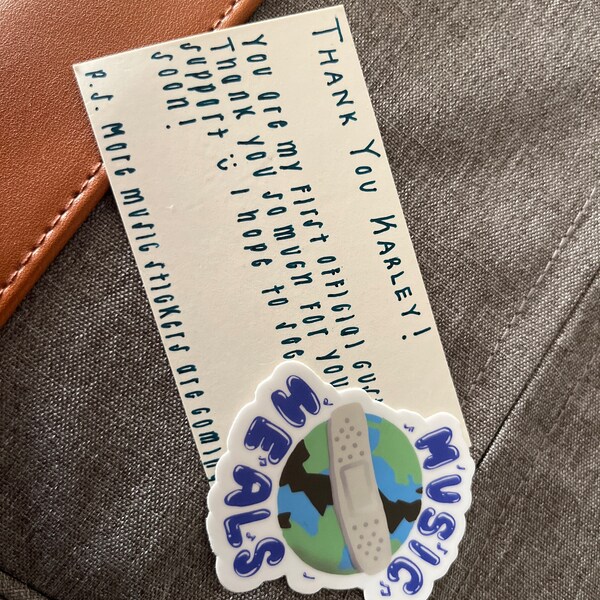 Cute Vinyl Record Sticker Music Heals Music Nerd Sticker Vinyl Records ...