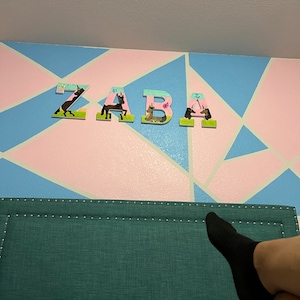 Custom Hand Painted Wall Letters - Etsy