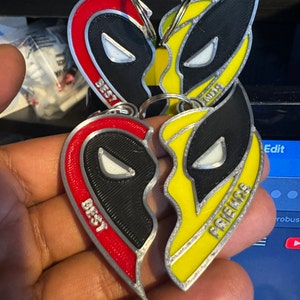 Deadpool Wolverine Pendant - Etsy