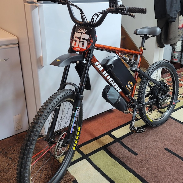 Custom ODI DH | E-bike Front Plate Graphics | Full Custom Number Plates ...