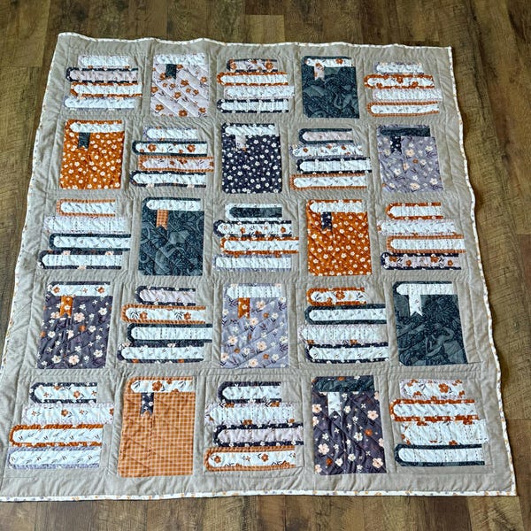 PDF Book Nook Quilt Pattern - Etsy