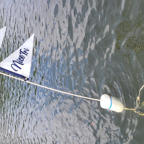 Custom Boat Pennant, Custom Sail Flag, Nautical Flag, Personalized Boat ...