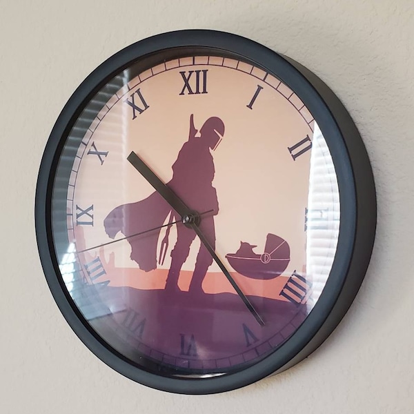 Mandalorian Clock - Etsy