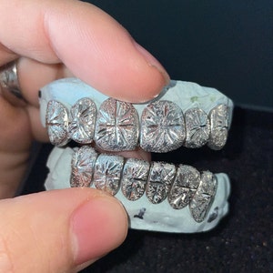 Diamond Grillz Custom Fangs / Canines REAL SI Diamonds Cubic - Etsy