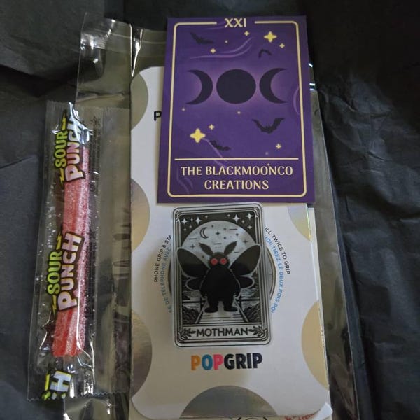Mothman Tarot Card Popsocket, Glow in the Dark Phone Grip - Etsy