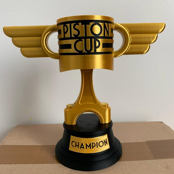 Personalized Piston Cup Cars Trophy - Custom Disney Cars Decoration - Etsy