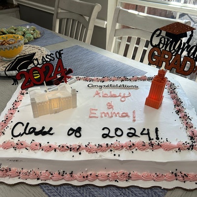 University of Texas Graduation Party Decoration, UT Cake Topper, Texas ...