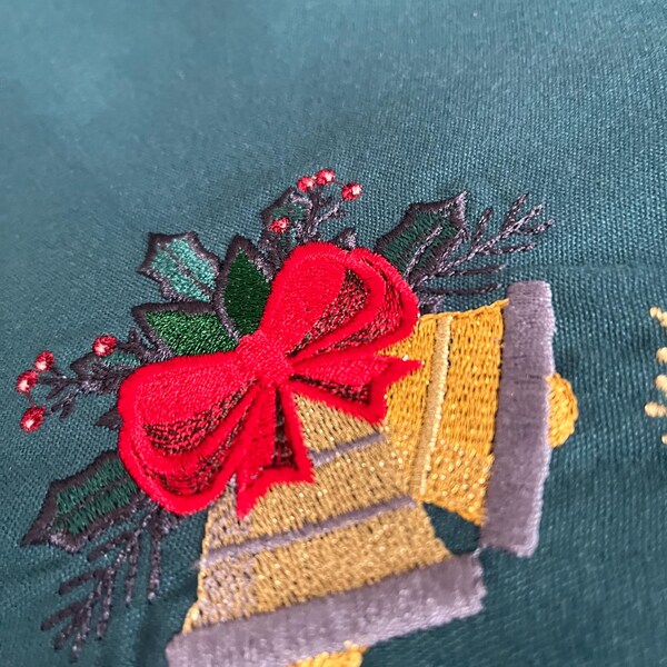 Bell Embroidery Designs - Xmas Embroidery Design Machine Embroidery ...