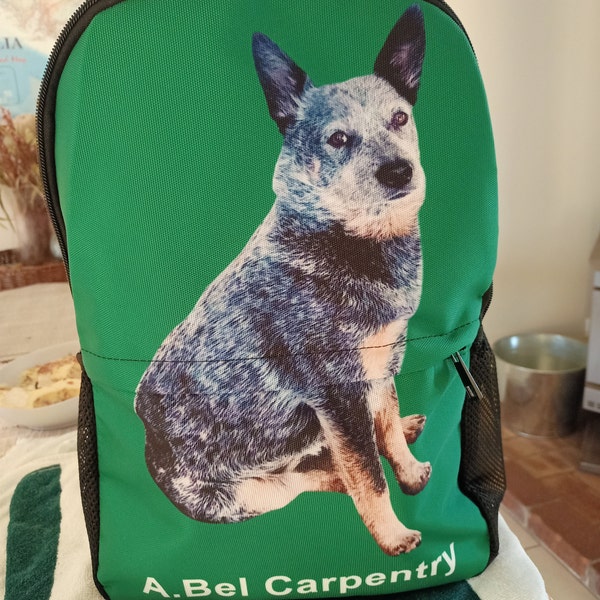 Personalized Photo/name Backpack, Custom Face Lunch Bag Set, With Photo ...