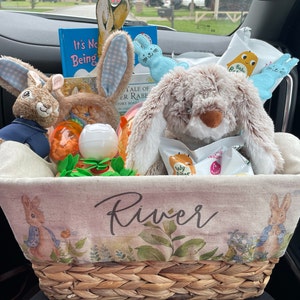 Peter Rabbit Personalized Easter Basket Liner Custom Easter - Etsy