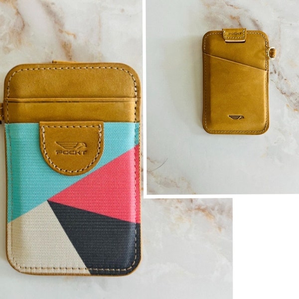 Card Holder Wallet - Slim Front Pocket Credit Card Holder With Elastic ...